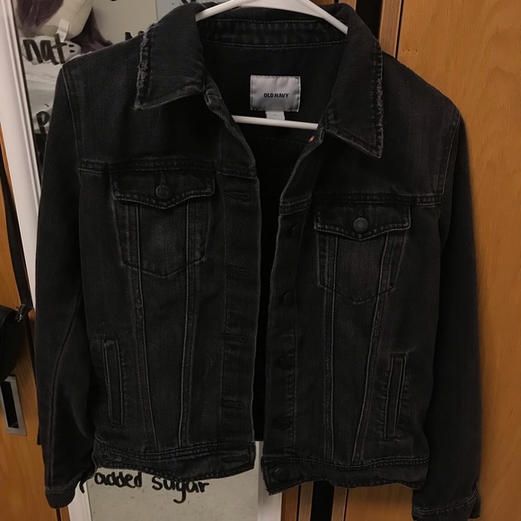 Old Navy | Jackets & Coats | Black Jean Jacket | Poshmark
